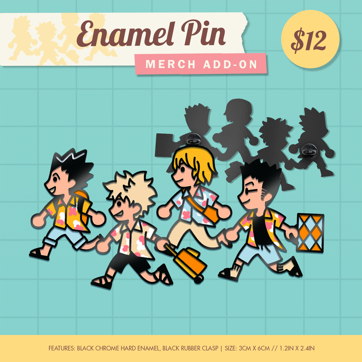 [Add on] Enamel Pin - Embark